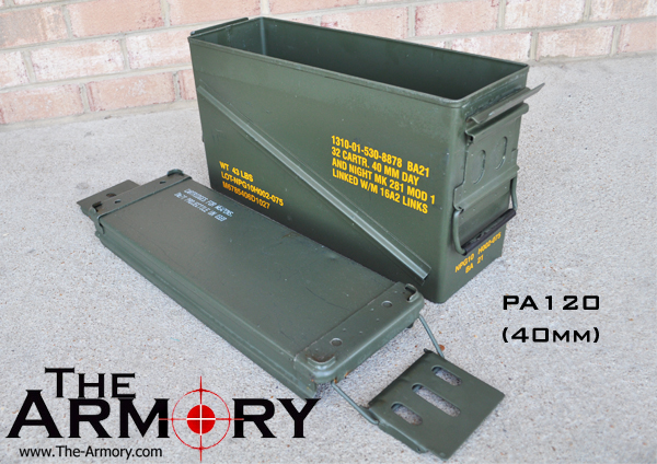 PA-120 40mm Ammo Can, Used/Issued